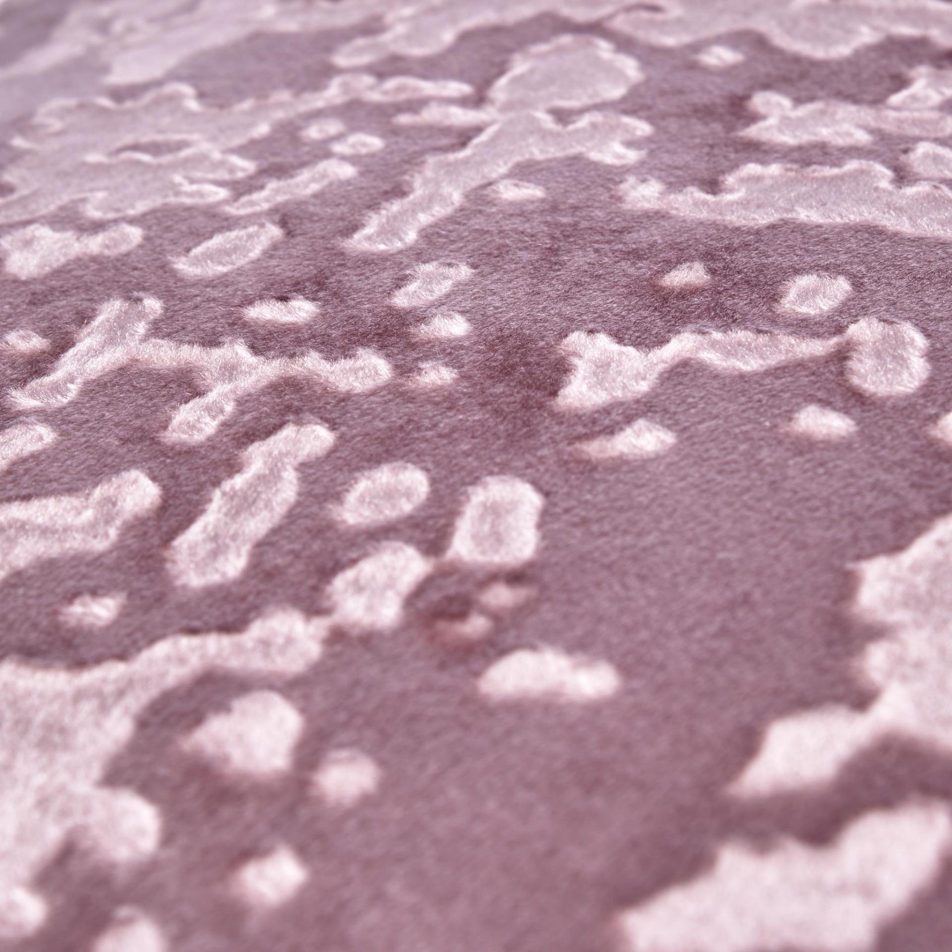 Cojín Velvet embosado Rosa Medio